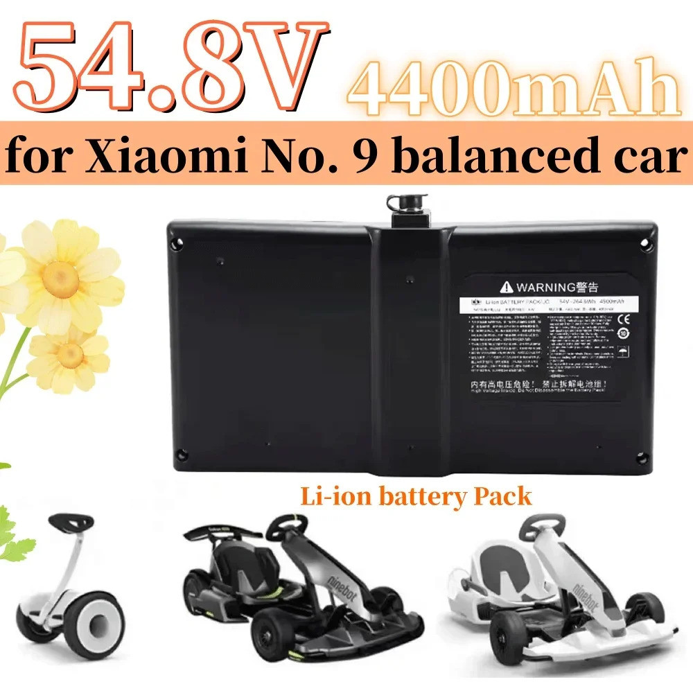 54.8V 74 4400Mah For Xiaomi Mini No. 9 Car 4-Pin Electric Balanced ...