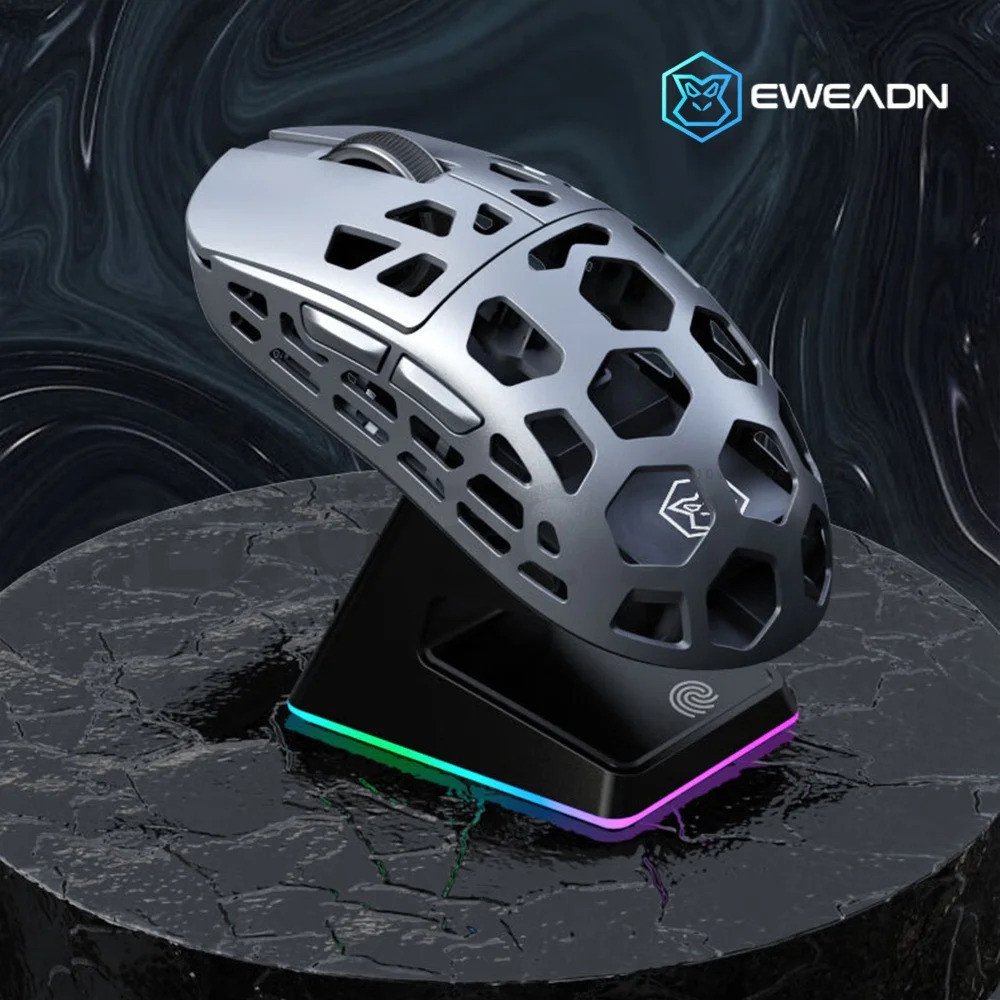 EWEADN L1 Pro Wireless Mouse Tri Mode PAW3395 8K Low Latency ...