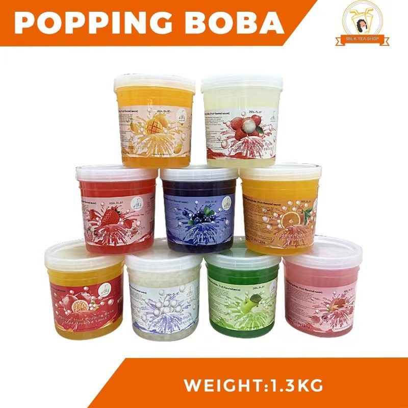1.3kg Popping Boba For Milk Tea Fruit Juice QQ Jelly | Shopee Philippines