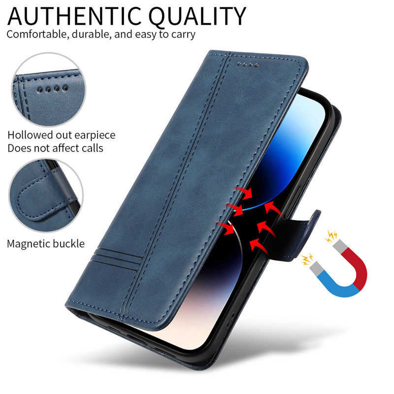 Leather Wallet Case for Samsung Galaxy A17 A07 A36 a06 a16 A26 A56 A55 A35 A25 A15 A05 A05s A54 ...