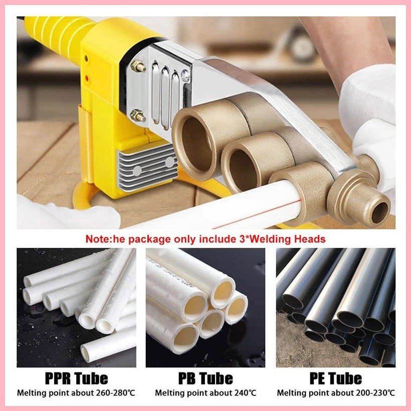 ☢ ⚽︎ PPR Heater / Fusion Machine PVC Plastic Pipe Welder Heavy Duty ...