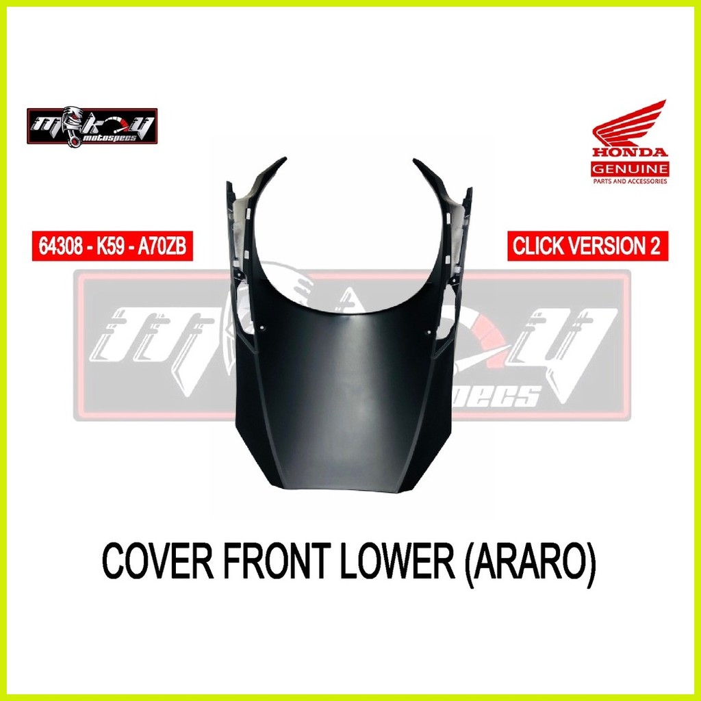 HONDA GENUINE FRONT LOWER COVER / ARARO FOR CLICK VERSION 1 & VERSION 2 ...