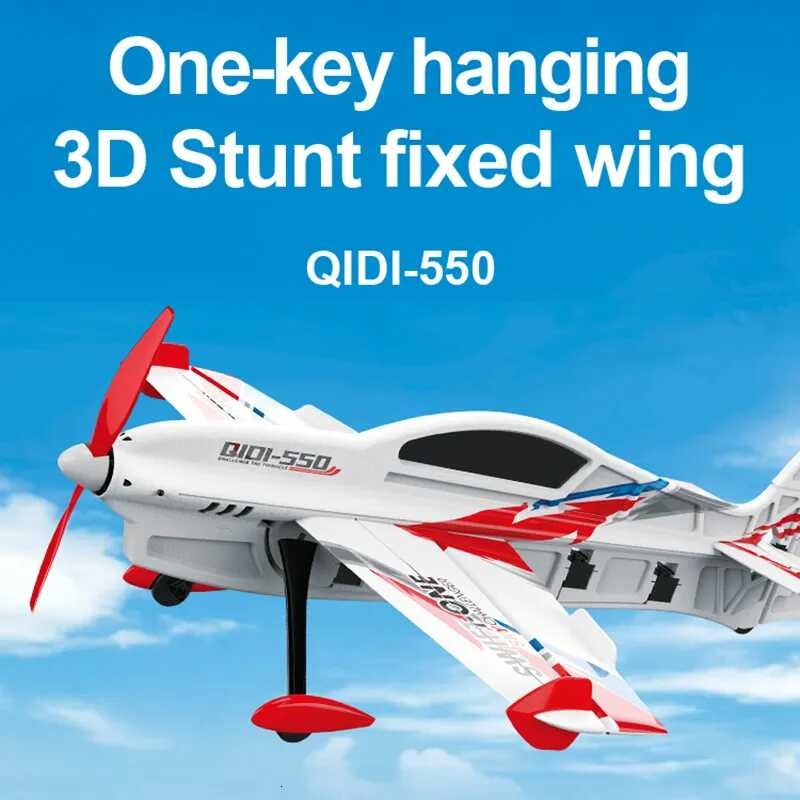 Airplane QIDI550 RC with Brushless Motor 3D Stunts, 2.4G Remote Control ...
