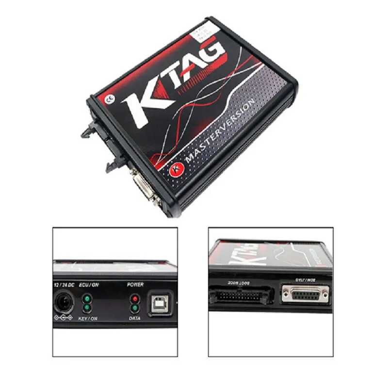 Ktag V7.020 KESS V2.8 V2 EU One Red PCB ECU Programmer Unlimitted Token ...