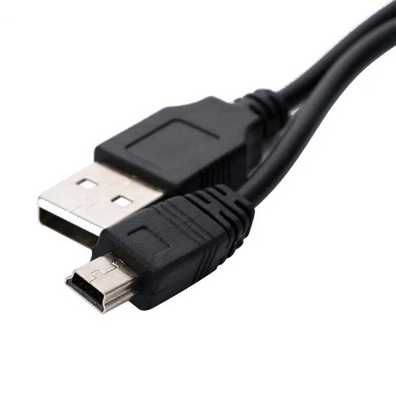 Data Cables USB 2.0 To MINI 5Pin Male Jack Copper Charging Cord ...