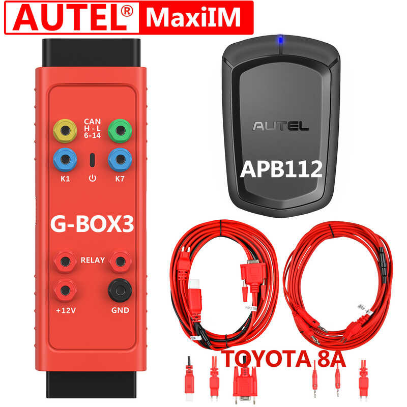 Autel MaxiIM Programming Tool GBOX3, APB112 Smart Key Simulator, Toyota ...
