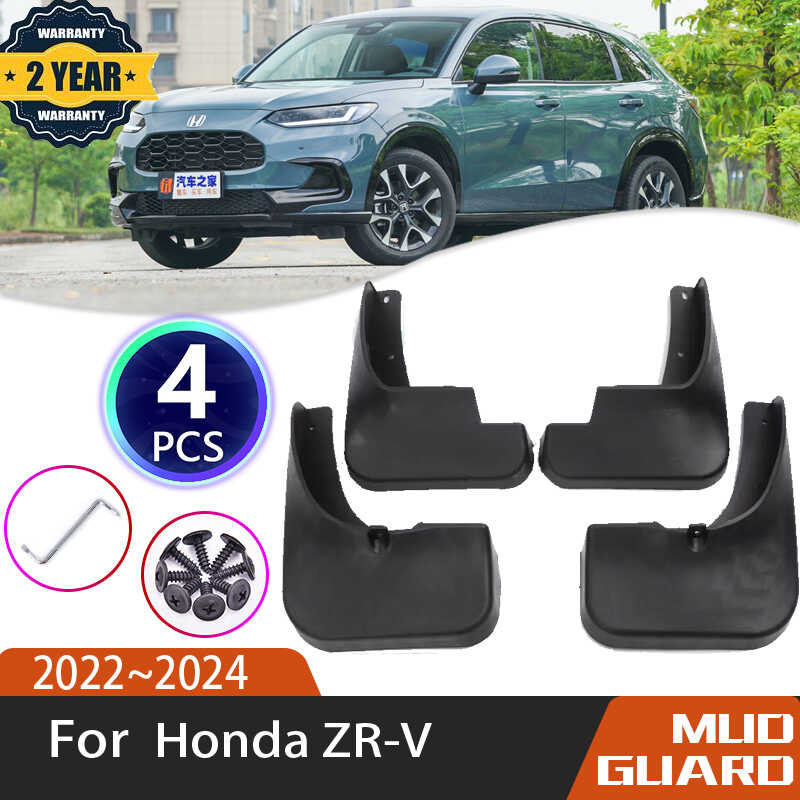 4 PCS Car Mudflaps for Honda ZR V 2022 2023 2024 ZRV HR V HRV Car Fender Mud Guard Flaps Splash ...