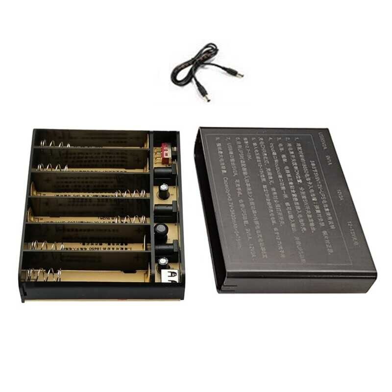 5V USB DC 9V 12V Output 6X 18650 Battery UPS DIY Power Bank Box Para Sa ...