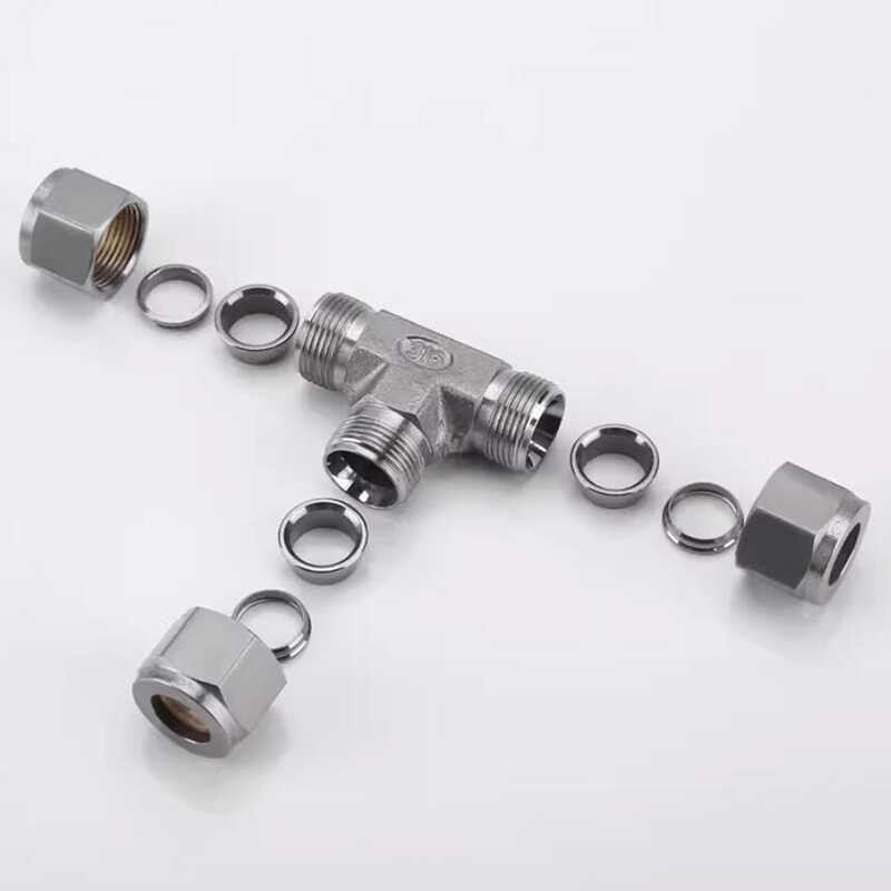 6000Psi ∮ Stainless Steel 316 Hard Tube Fitting Three Way Tee ...