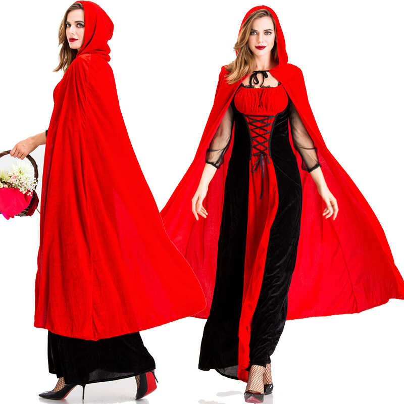 Halloween 2021 Vampire Uniform New Little Red Riding Hood Castle Queen ...