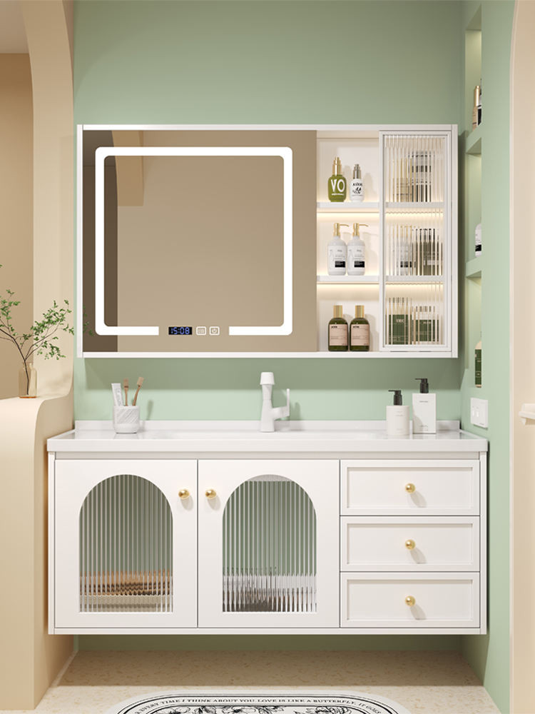 Exclusive Design Light Luxury Smart Ceramic Integrated Basin Bathroom ...