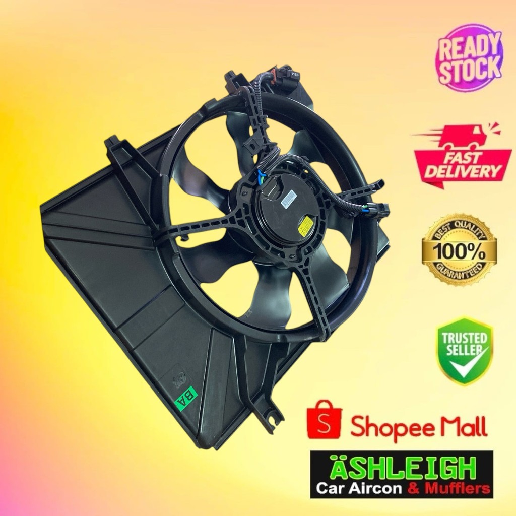 Ashleigh Hyundai Getz Fan motor Assembly Radiator Condenser Car aircon ...
