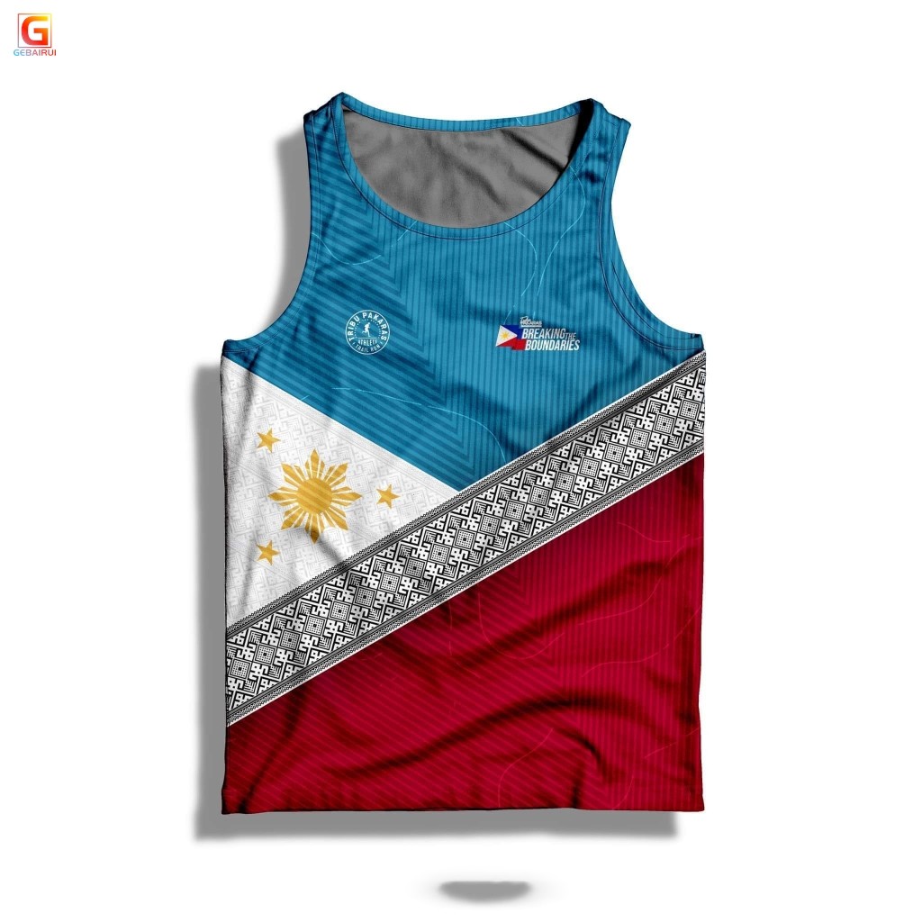 Full Sublimation FLAG SINGLET FULL SUBLI Mountaineering and running ...