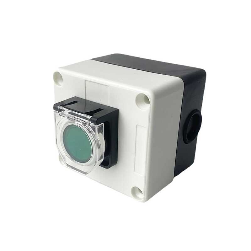 Green HKIDKK DIY Reset Momentary 22mm Push Button Switch with Plastic ...