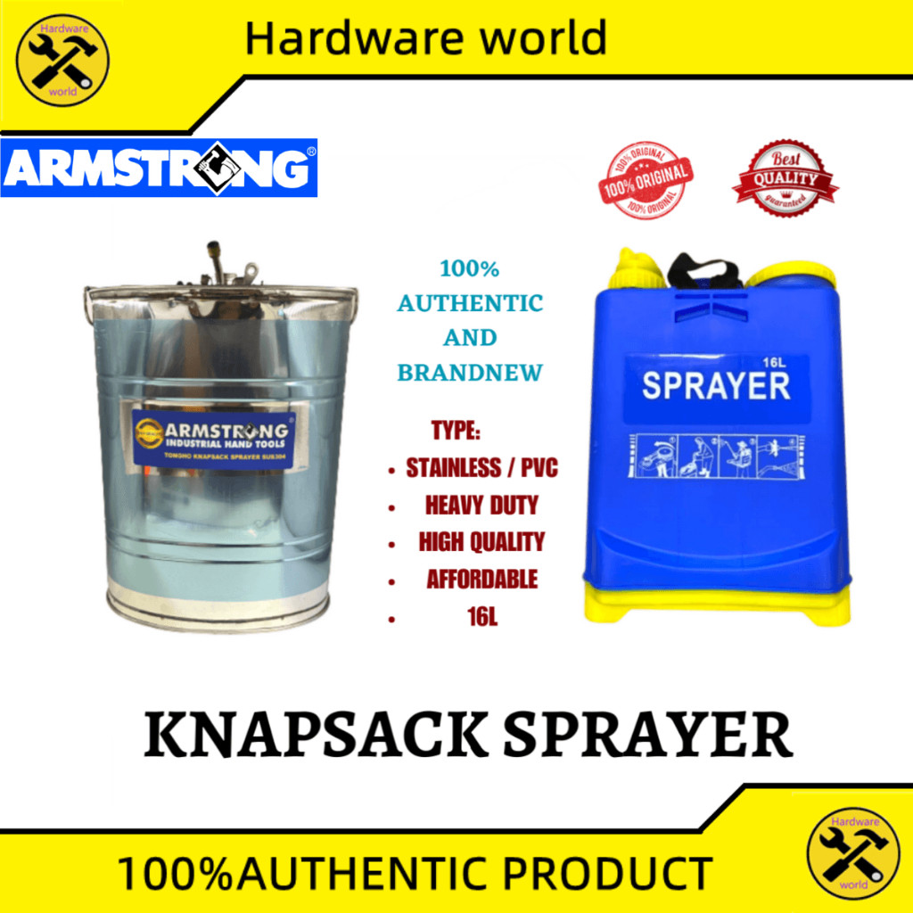 Armstrong Manual Sprayer 16L Knapsack Sprayer Stainless 304 ...
