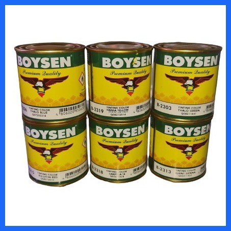 Boysen Oil Tinting Colors 1/4L for enamel paints | Shopee Philippines