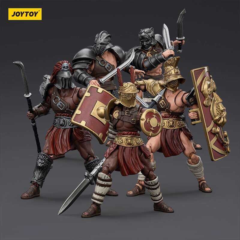 Dark Conflict - Rome - Gladiator Five-Man Team 1:18 Fish Helmet/Griffin ...