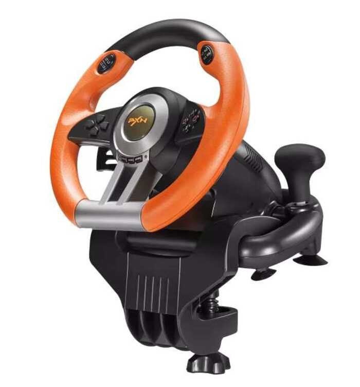 PXN V3 Pro USB 180 Degree Computer Game Steering Wheel, Racing Game ...