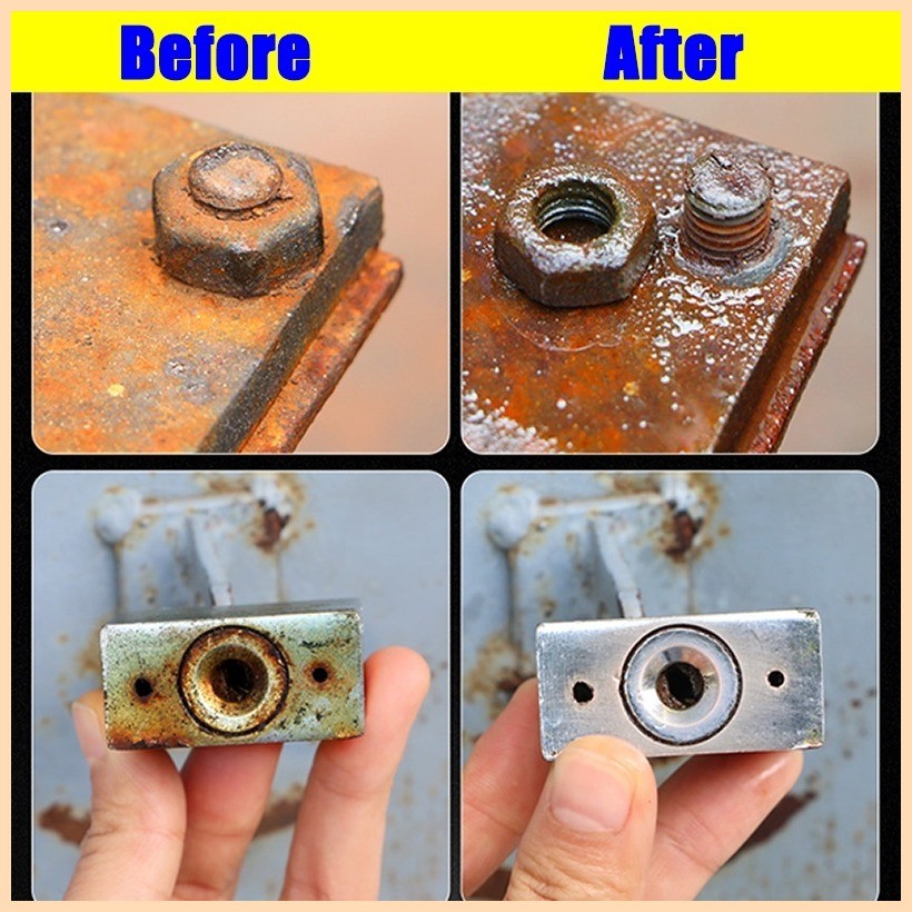 Strong Rust Remover for Metal steel Tough Rust Removal Lubricant Anti ...