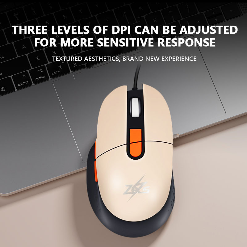 Zeus ZM-20 Ergonomic 4 DPI Adjustment Wired Gaming Mouse 7 Buttons ...