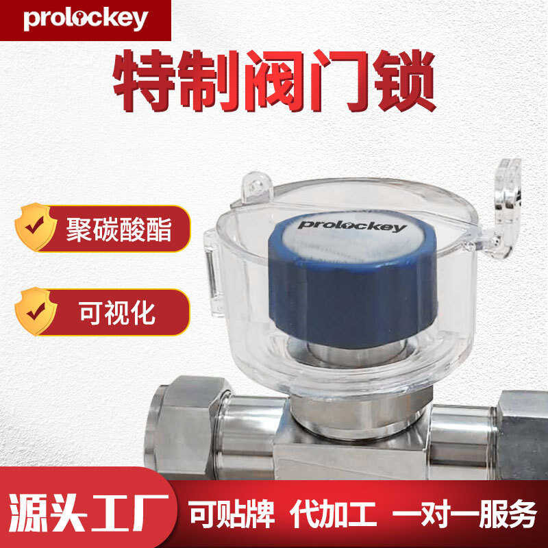 LY Loko Industrial Safety Special Valve Lock Disc Pipe Lock Transparent ...