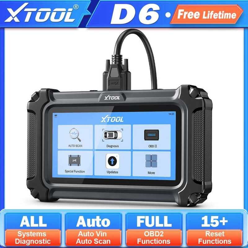 Tt Xtool D6 All System Scanner Full Obd2 Automotive Diagnostic Tools ...
