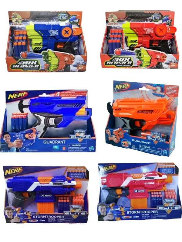 NERF X HERO Stormtrooper Soft Bullet Blaster N-Strike W/ Soft Darts Air ...