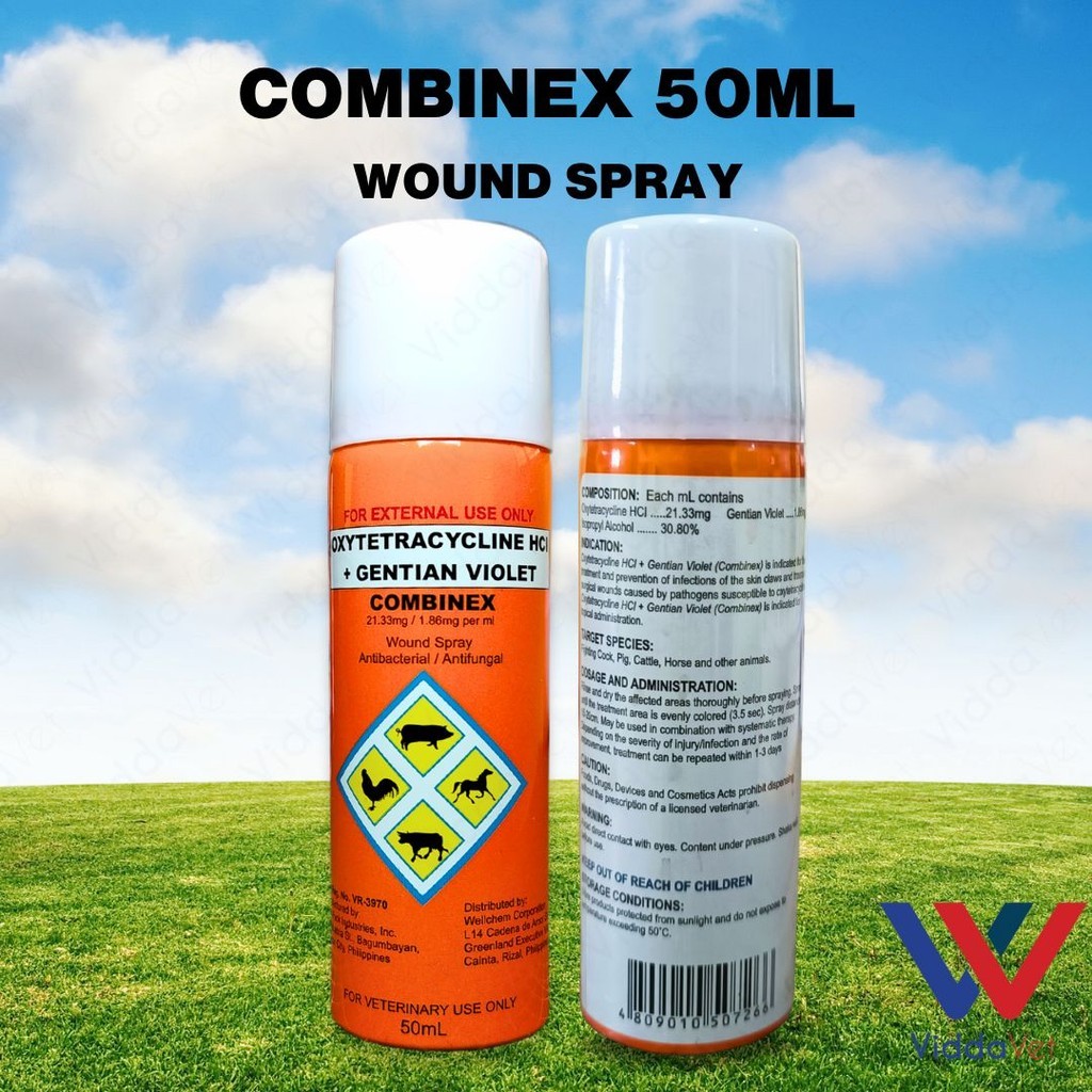 50 mL COMBINEX – Pang-araw-araw na Pang-spray para sa Sugat | Shopee ...