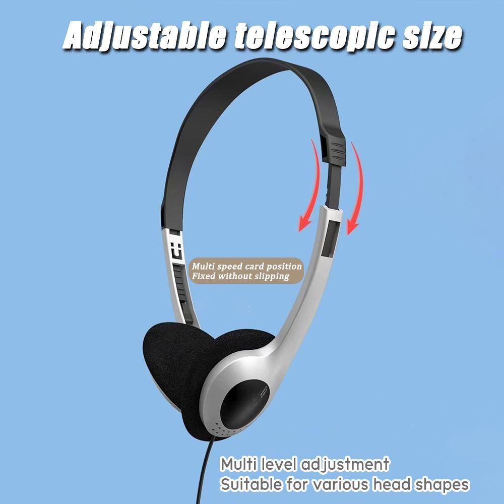 Retro Y2k Wired Stereo Headset Earphones with Mic Noise Reduction 3.5mm ...