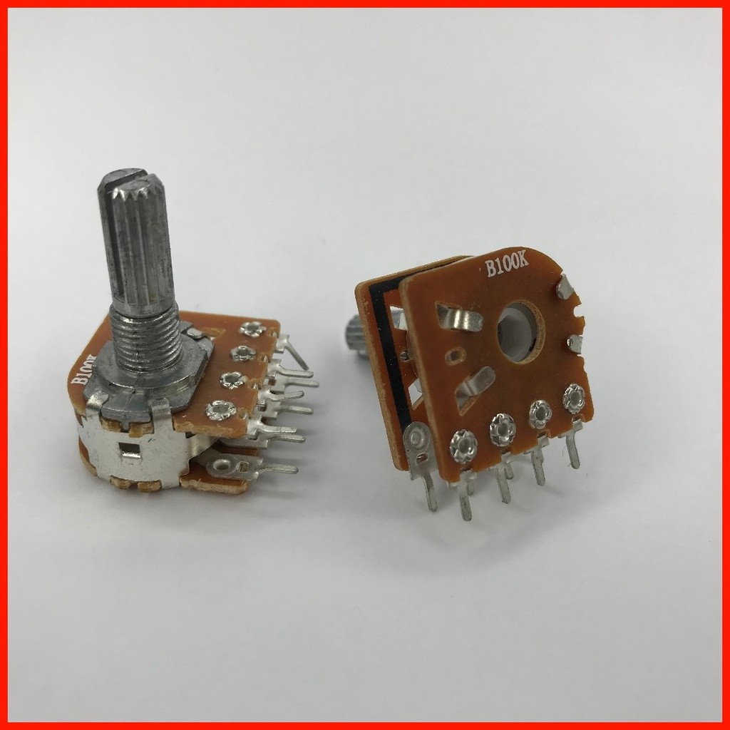 8 Pins 50K/100k Volume Control Stereo 41 Clicks with Stopper (taiwan ...