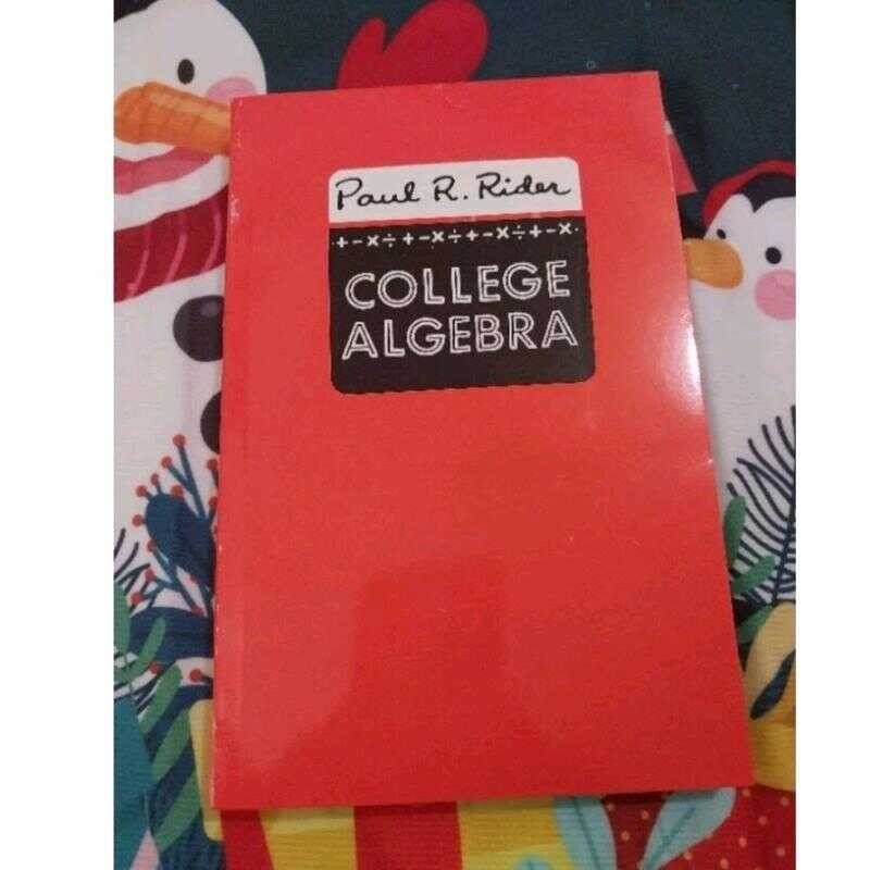 College Algebra Paul R. Rider 4Ac | Shopee Philippines