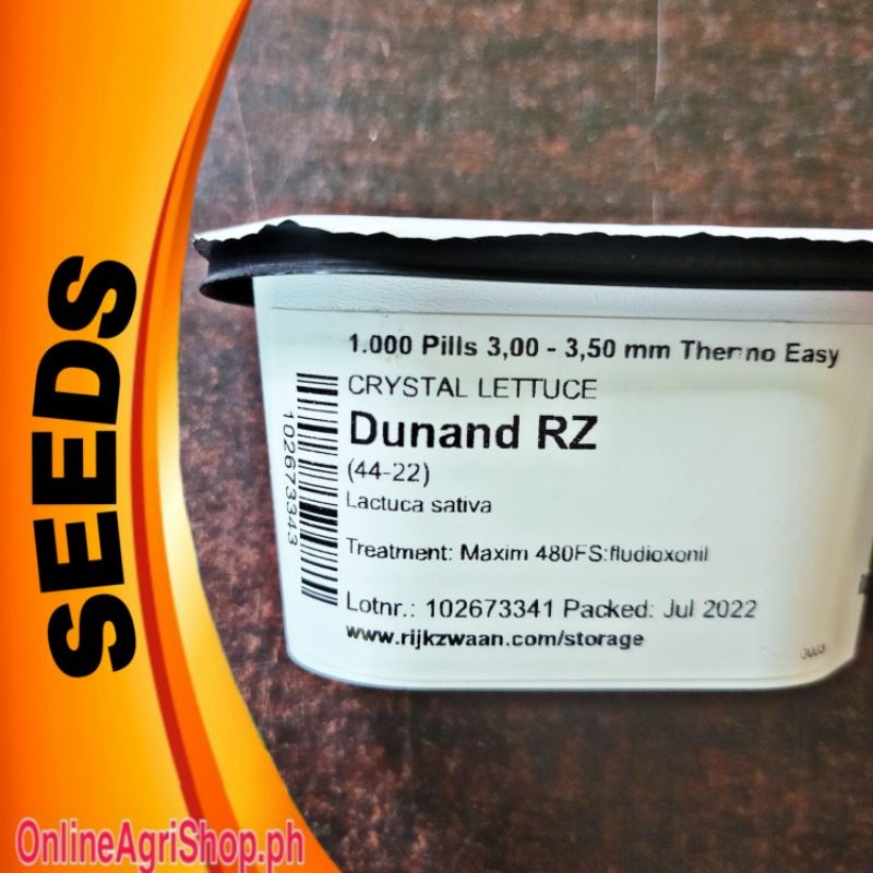 DUNAND RZ CRYSTAL LETTUCE seeds LIKE LALIQUE (1000 pills) Rijk Zwaan ...