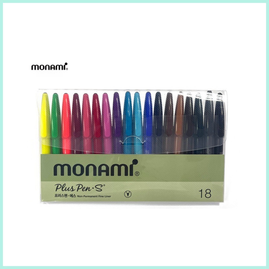 Korea MONAMI MONAMI PLUS PEN S Water-Based PEN Set | Shopee Philippines