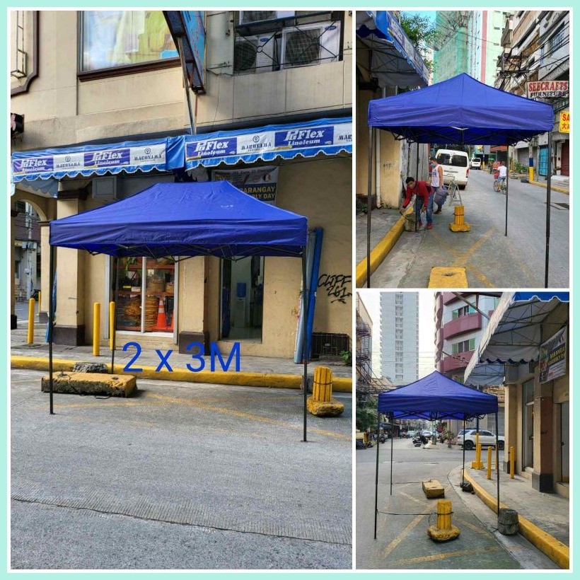 RETRACTABLE TENT / FOLDABLE TENT 2X2 2X3 3X3 3X4.5 3X6 (HEAVY DUTY ...