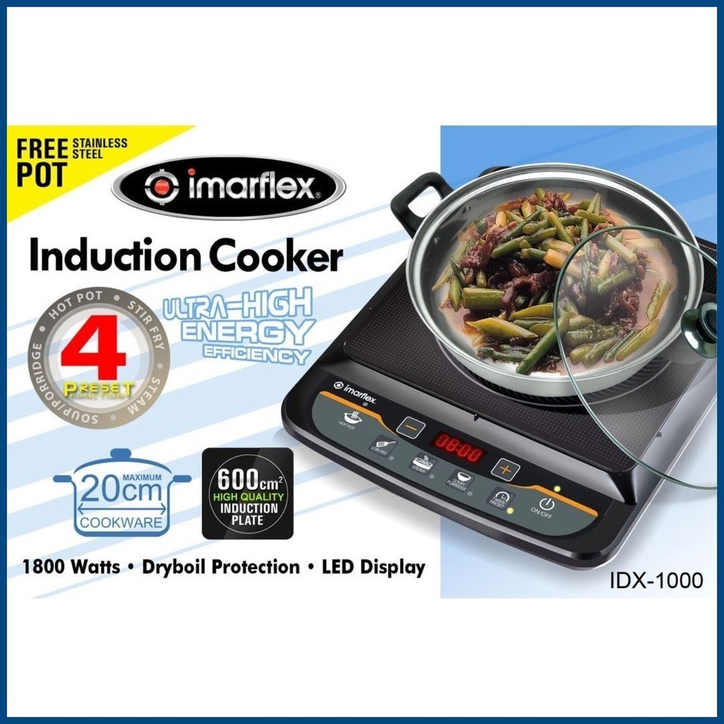 Imarflex by Winland Single Burner Induction Cooker with FREE Pot ...