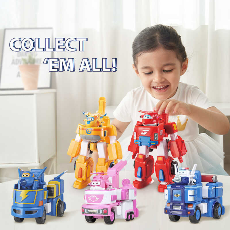 7-Pulgada er Wing Robot Set, Car Na May 2-Pulgada Action Dolls ...