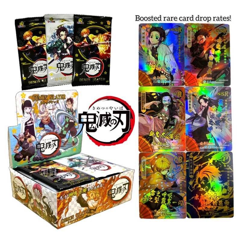 (20 Packs) Demon Slayer Cards Booster Box: Rare Bonanza Collectable ...
