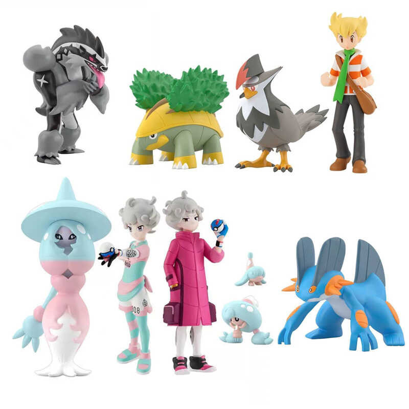 Elf Scale Genuine World Galar Region Bede Barry Staraptor Swampert ...