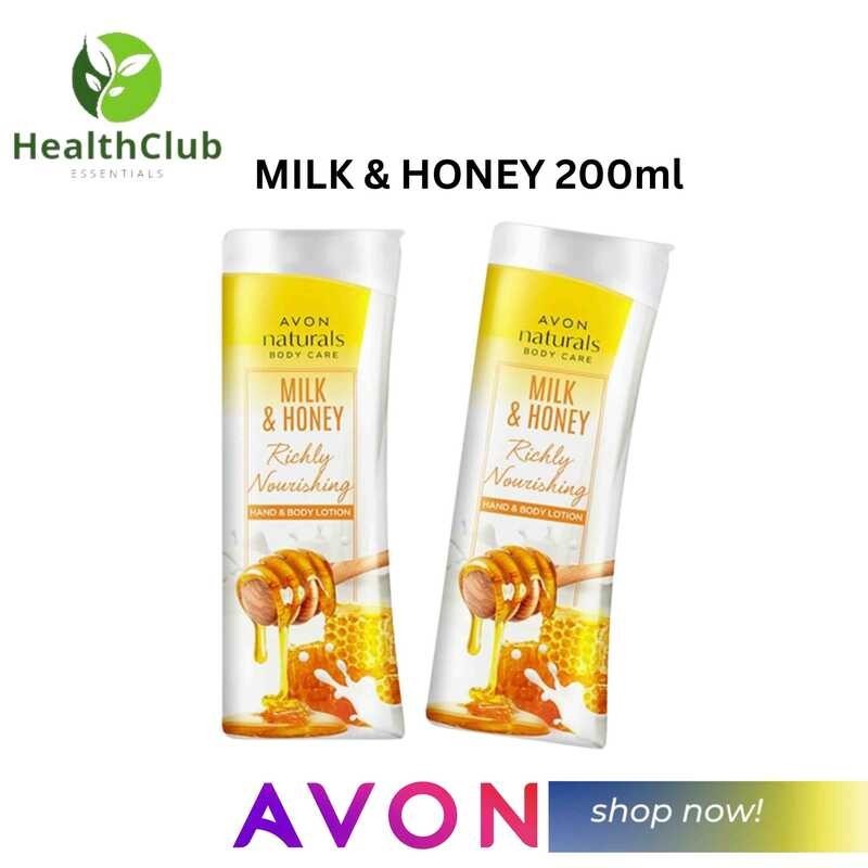 AVON Naturals Milk and Honey Body Lotion 200ml ( 1 Bottle ) | Shopee ...