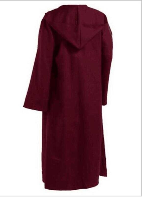 Star-Wars Jedi Knight Robe Hooded Jacket Cosplay Costume The Vida Cloak ...