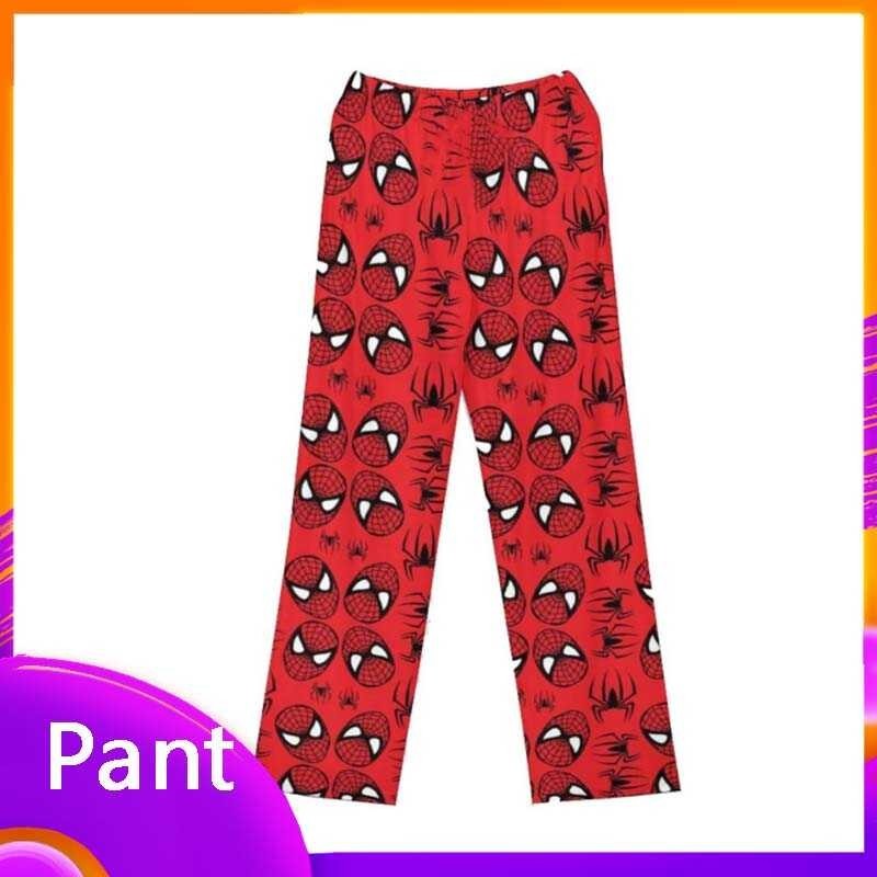Spider Man Pama Anime Cartoon Print Loose Trousers Kababaihan Bottoms ...