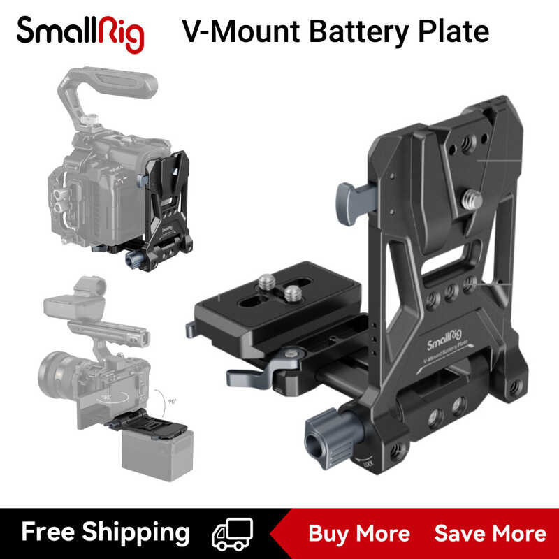 Compact V-Mount Smallrig V Lock Battery Mounting With 15Mm Rods Quick ...