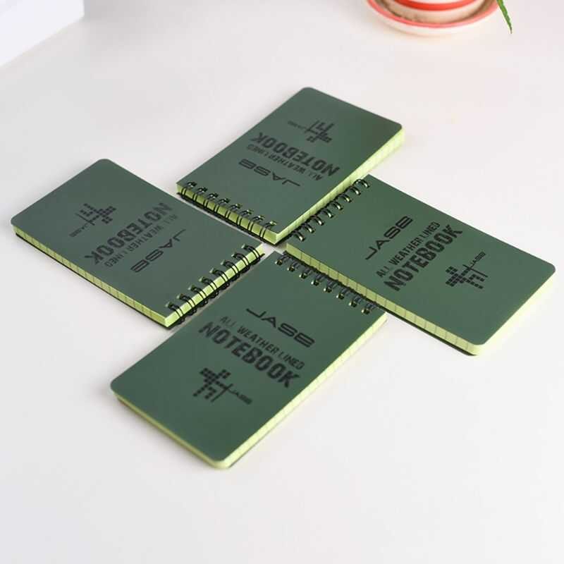 B 1 PC Tactical Notebook All Weather Waterproof Writing Paper Note Book ...