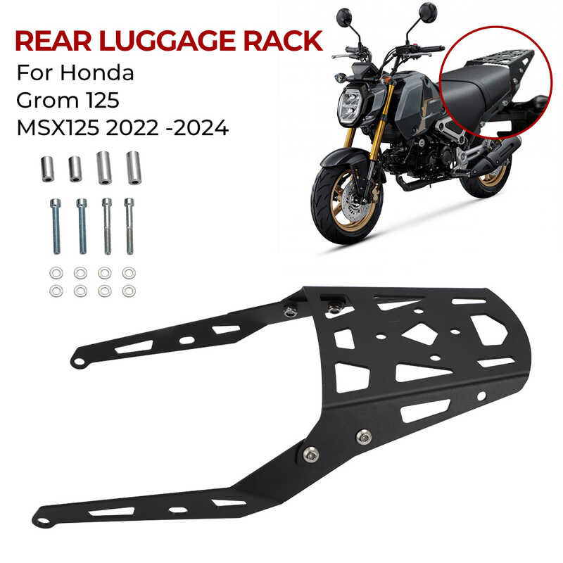 Honda For Grom 125 Msx125 2022 2023 2024 Rear Rack Extension Lage ...