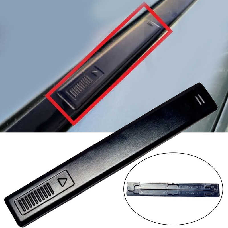 Rack Rail Moulding Plastic Garnish Clip Covers Black Roof Cap For ...