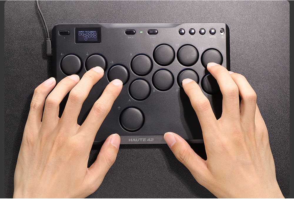 Joystick Hitbox Fightstick Leverless Mini Arcade Controller for PC/PS3 ...