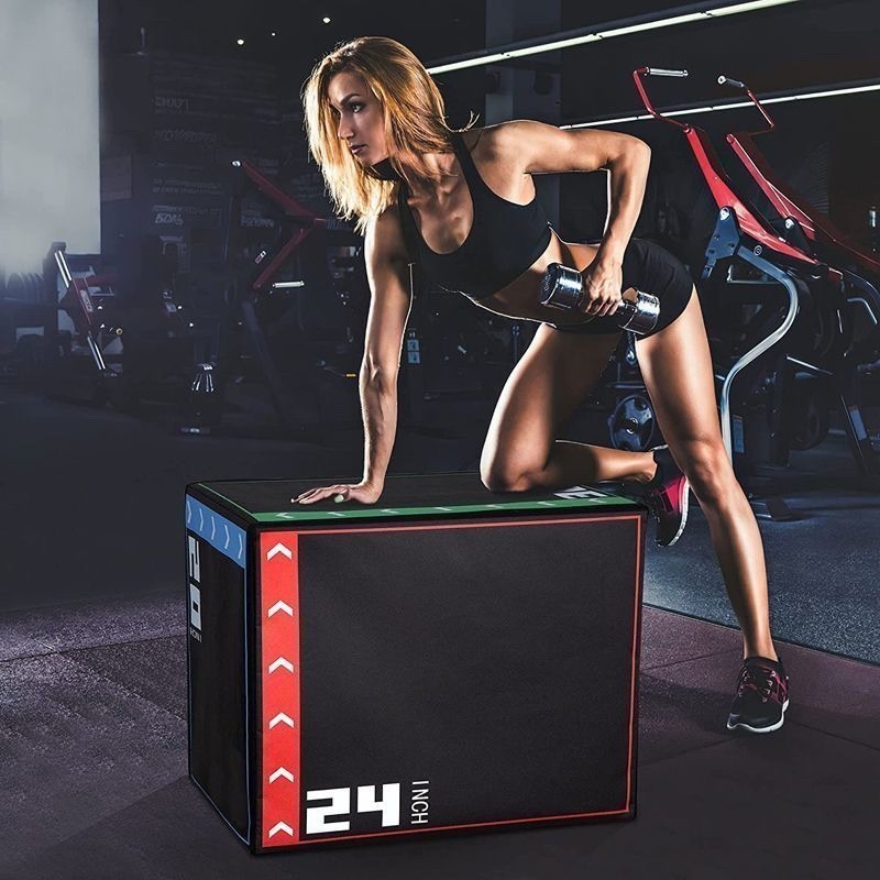 Plyo Soft Jump Box 3 in 1 Foam Jump Box Exercise Plyometric Training ...