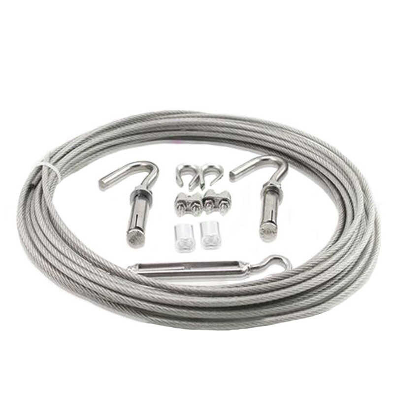 4Mm Steel PVC Coated Flexible Wire Rope Soft Cable 1/2/3/4/5/6/8/10/12 ...