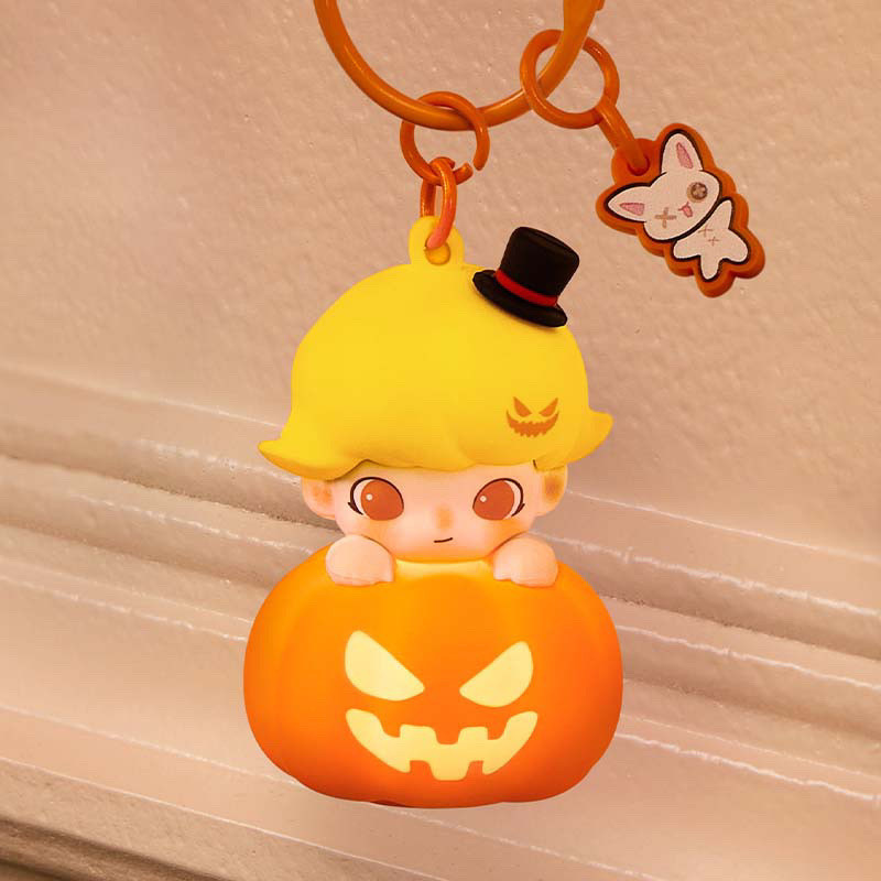 POPMART authentic Halloween Keychains labubu molly dimoo pop mart ...