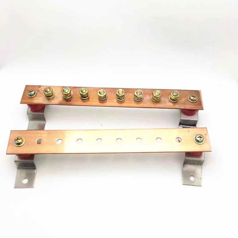 1Pcs 3*30*300 T2 Equipotential Copper Bus Bar Connecting Terminal Block ...